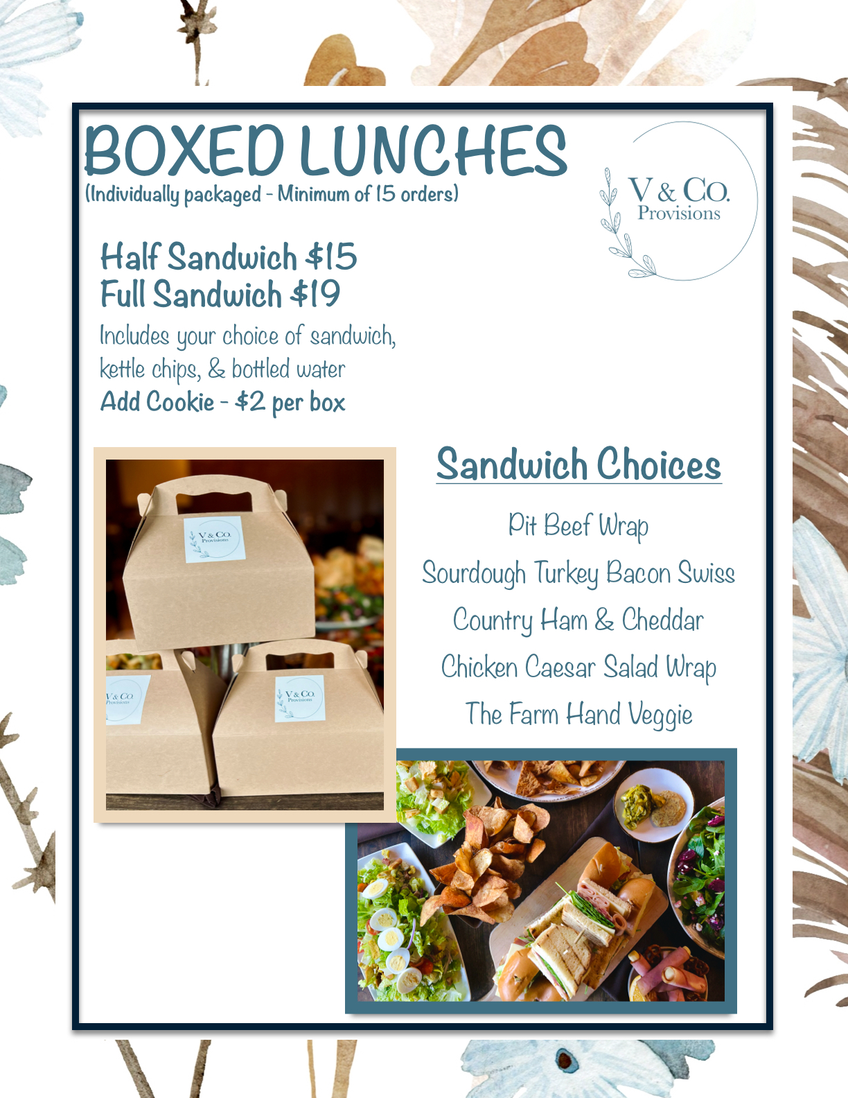 Private Dining + V&Co Provisions - Victoria